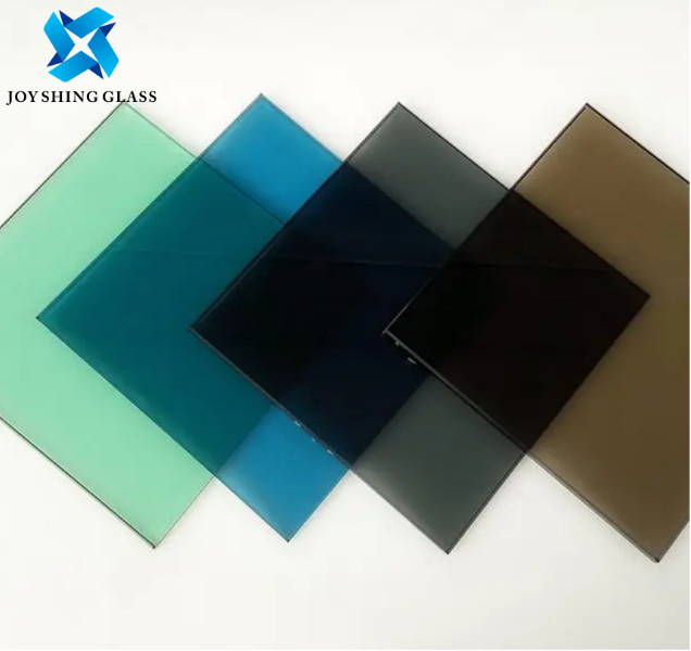 Reflective Tinted Float Glass Bronze Dark Blue Green Grey Euro Gray For ...