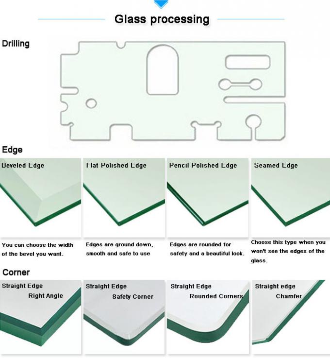 Customized Changhong Embossed Glass Size Shape Color Thickness